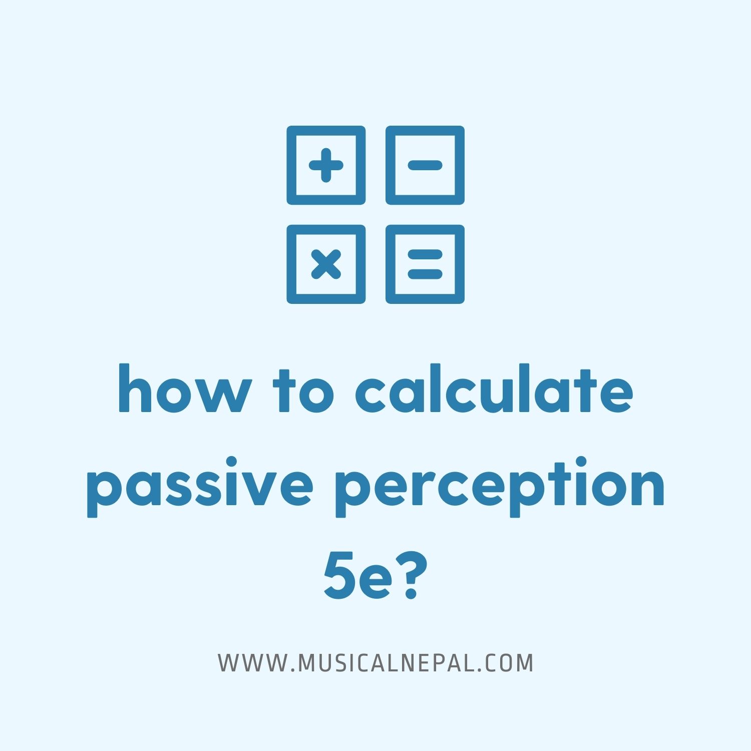 Passive Perception 5e